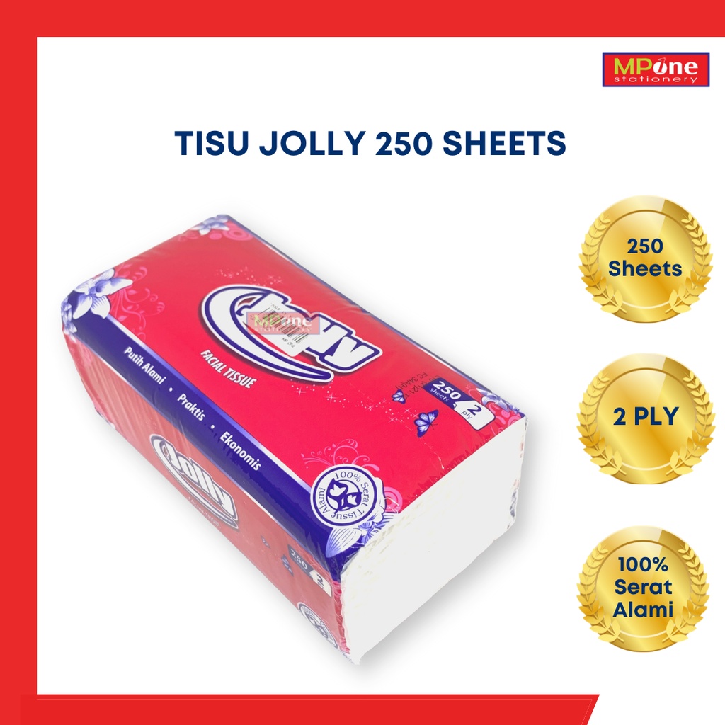 Jolly Tissue 250 Sheets / Jolly Tissue / Jolly Tissue 2 PLY | Shopee ...