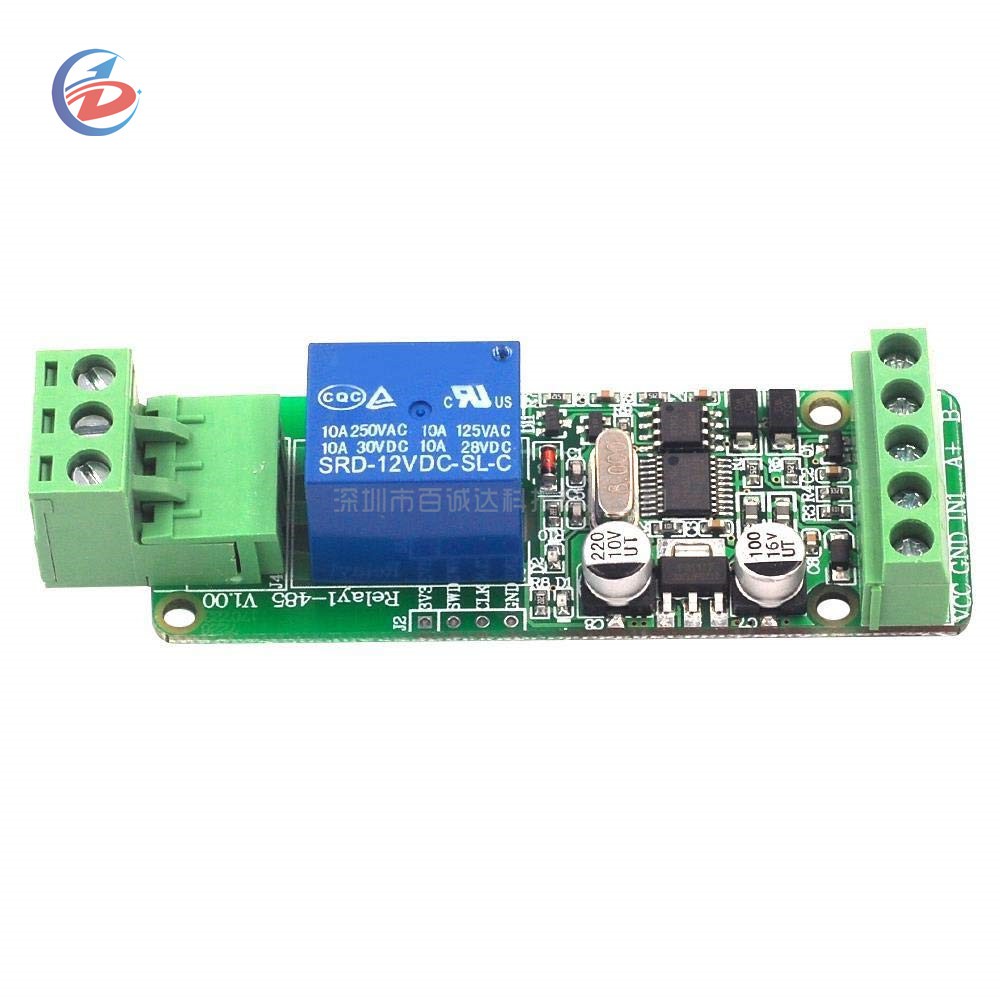 Modbus-Rtu 1 Channel 12V Relay Module Switch Input/Output RS485/TTL | Shopee Malaysia