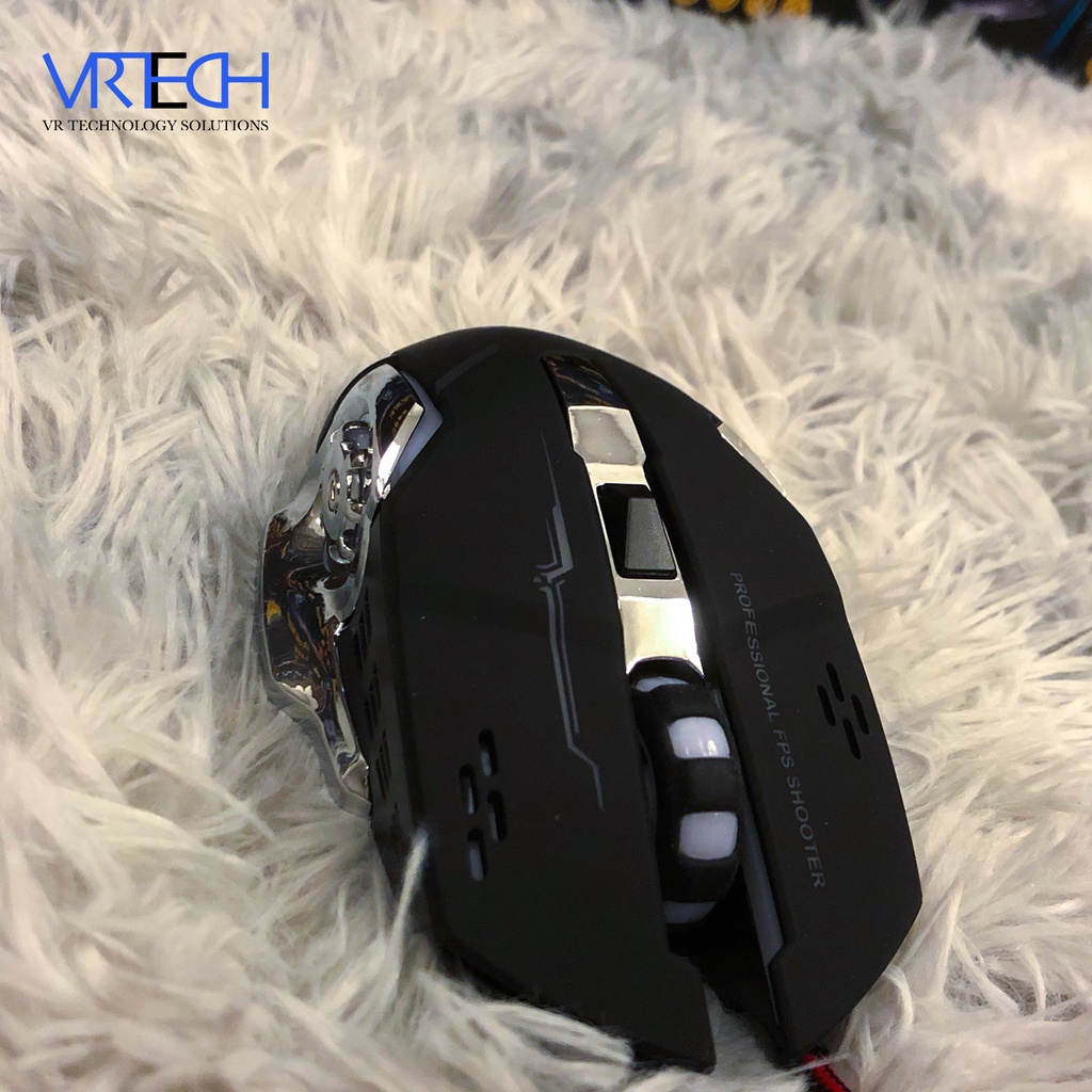 Gaming Mouse Lightning Mouse V6 Mice USB Wired Light Machinery Computer ...
