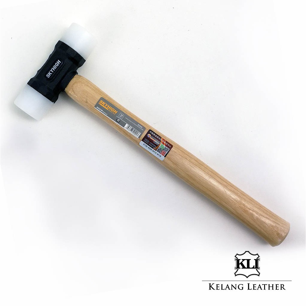 SKYHIGH Plastic Mallet Hammer 32mm 35mm Leather Craft Wood Handle DiY ...