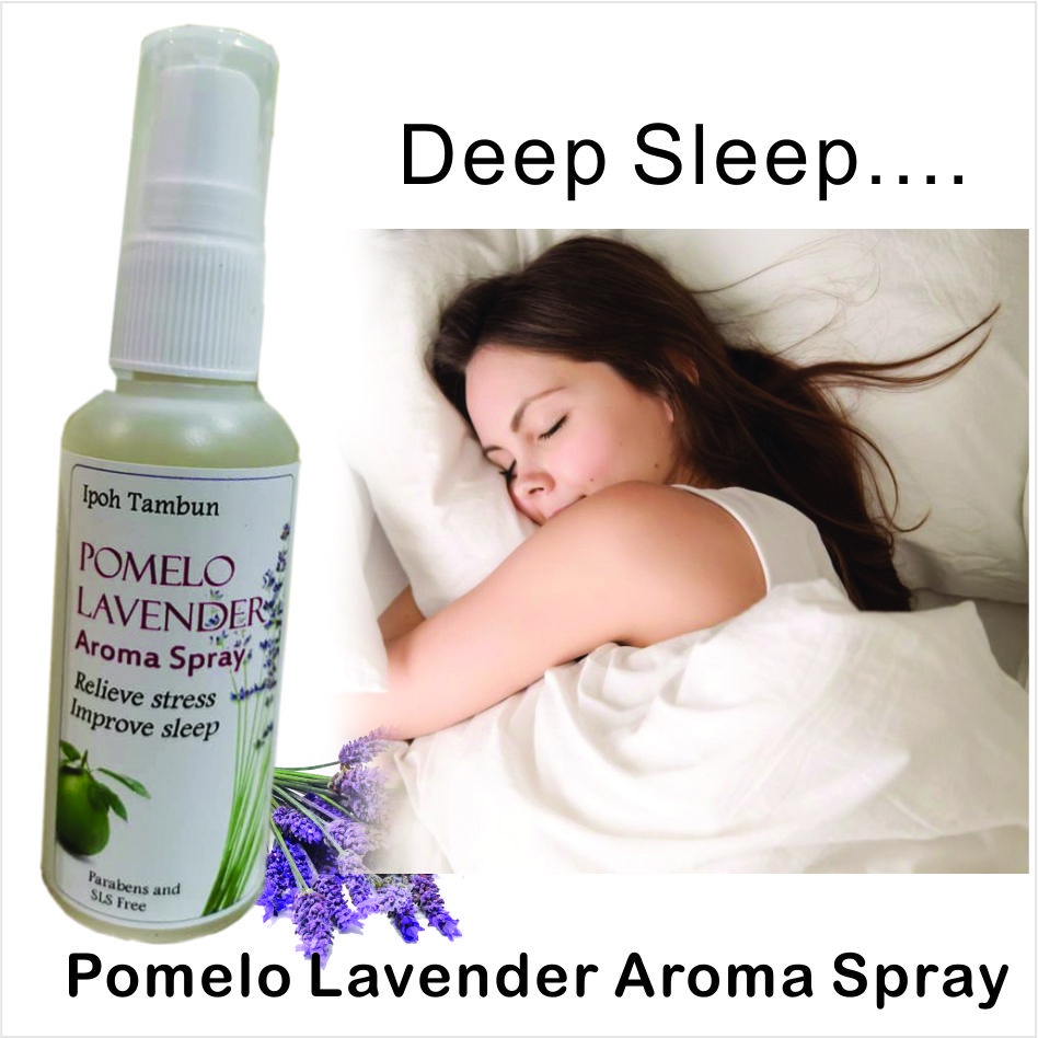 Deep Sleep Pomelo Lavender Aroma Spray 60ml帮助睡眠的【柚子薰衣草精油】 | Shopee Malaysia