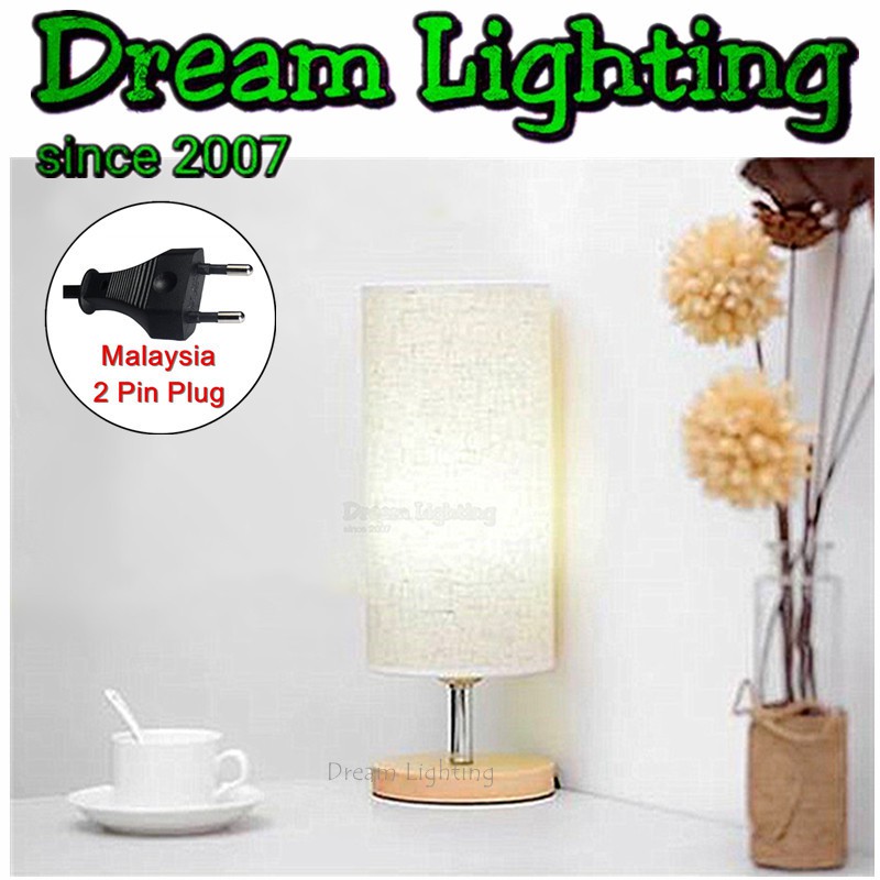 Dream Lighting / Wood Table Lamp Night Light Decorative Desk Lamp ...