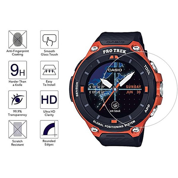 Casio WSD F10/F20/F21HR/F30/GA-100/GA-110/GAW-100/GBD-H1000/GG-1000/GST-B200/GWG-1000 9H Premium ...