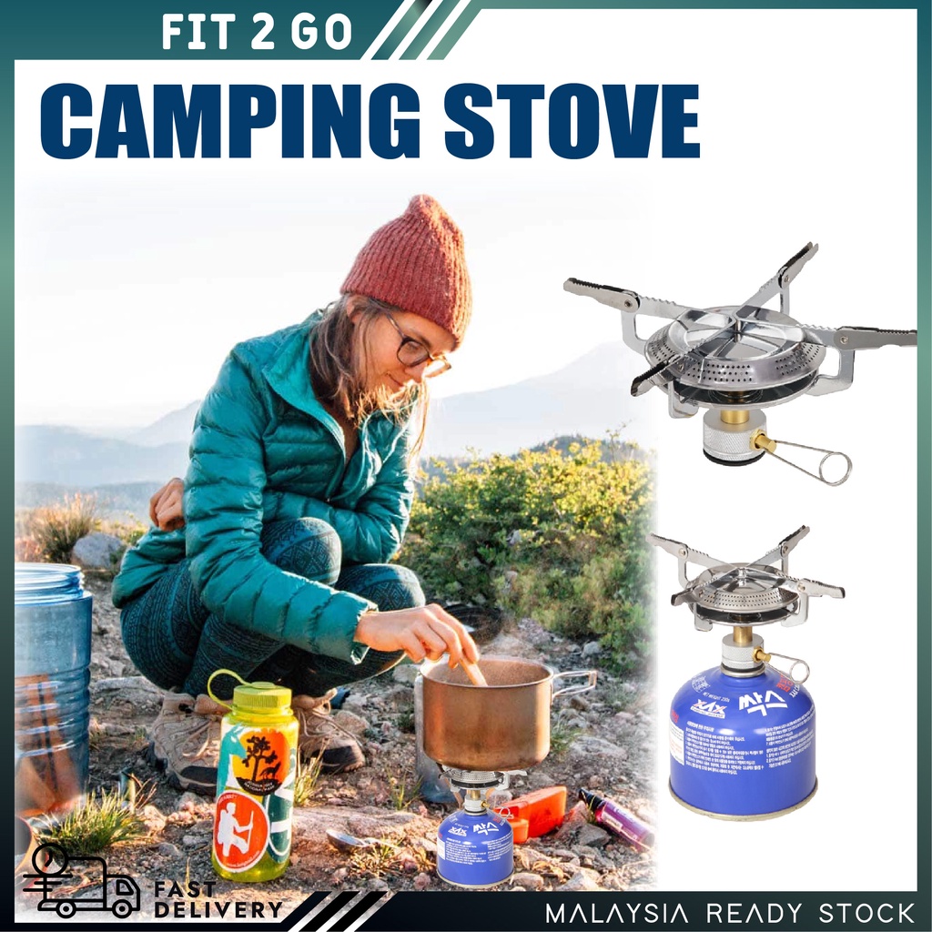 Ultralight Portable Outdoor Camping Gas Stove Hiking Backpacking Picnic ...
