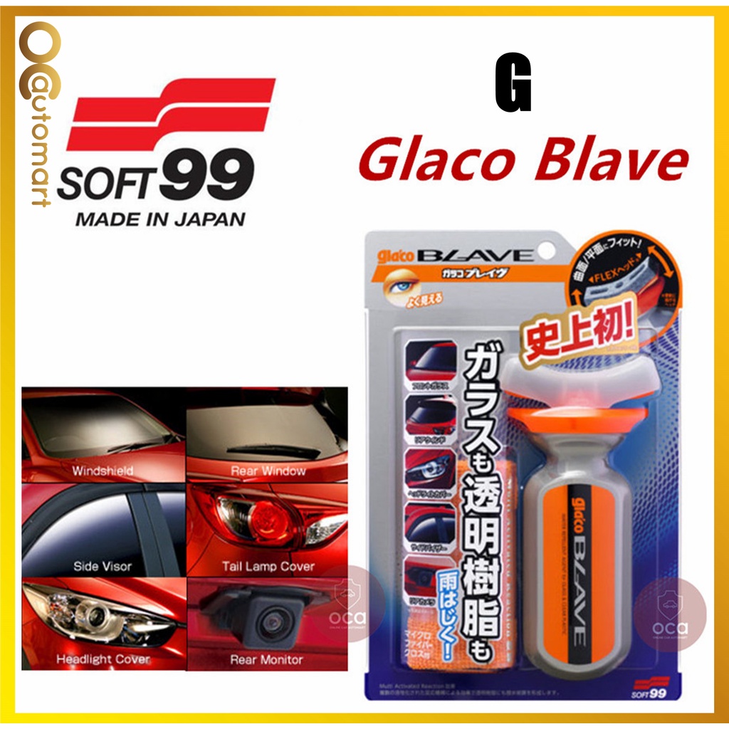 (Free Gift) Soft 99 Ultra Glaco Side Mirror Zero Coat Glass Stain Refresh Water Repellent Soft99 ...