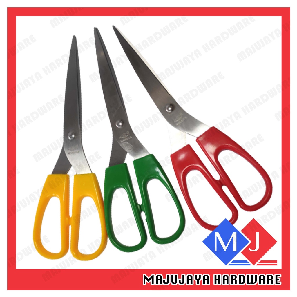 8 1/2‘’ Red Green Yellow Heavy Duty Student Scissor Gunting Children ...