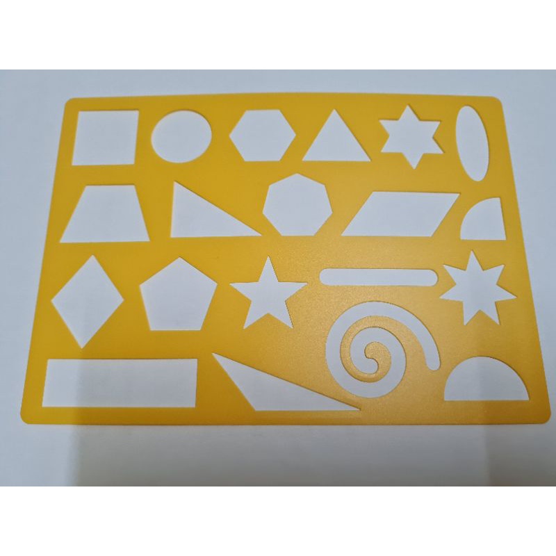T12. (20designs) DRAWING SOFT TEMPLATE STENCILS RULER FOR KIDS ...