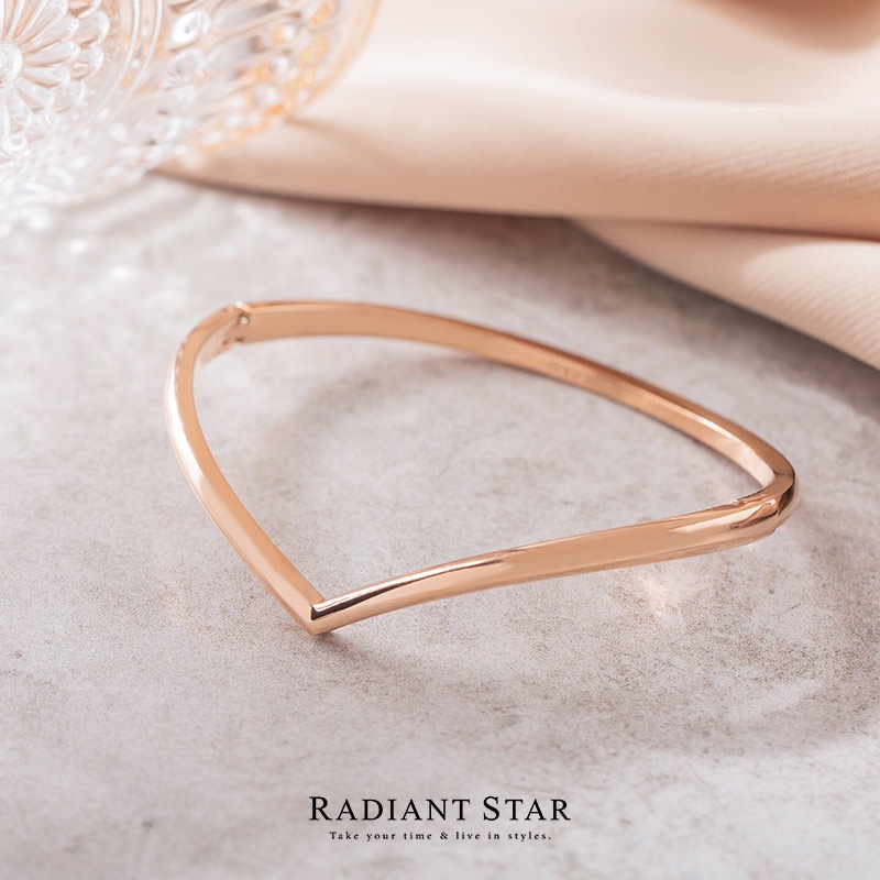 MARIGOLD Self-Coronation Minimalist Inverted V Streamline Titanium ...