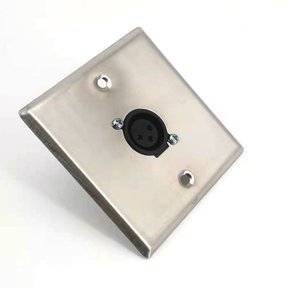 (READY STOCK)Single XLR Female Socket Metal Wall Panel | Shopee Malaysia