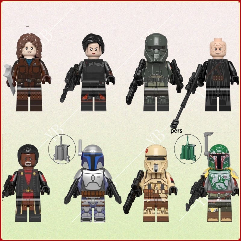 Children's Assembling Toys Star Wars Series Jangoffett Cobb Vance ...