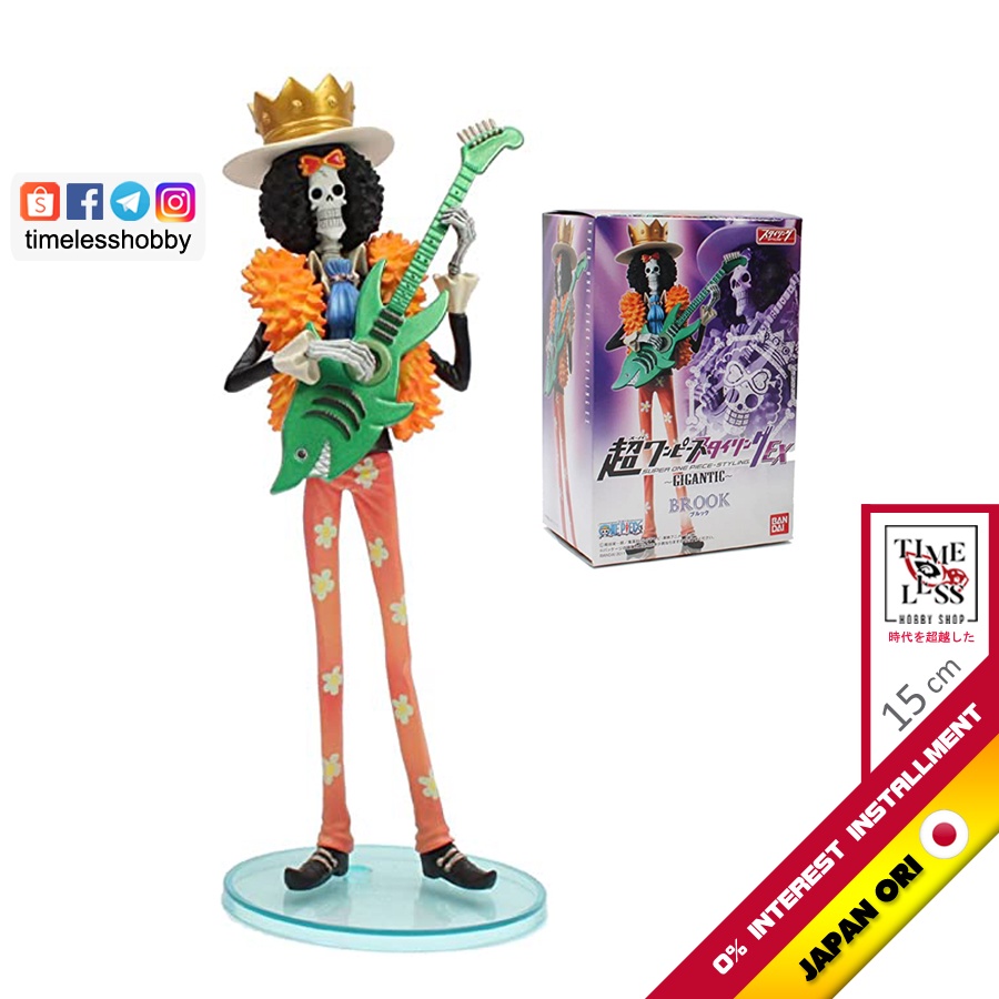 Styling Brooke Figure Gigantic One Piece 正版 日版 海贼王 食玩 布鲁克 送礼 模型 手办 稀有老物 ...