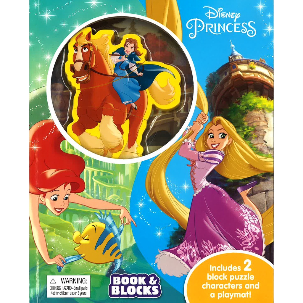 (BX) Disney Princess Book & Blocks (ISBN:9782764333853) | Shopee Malaysia
