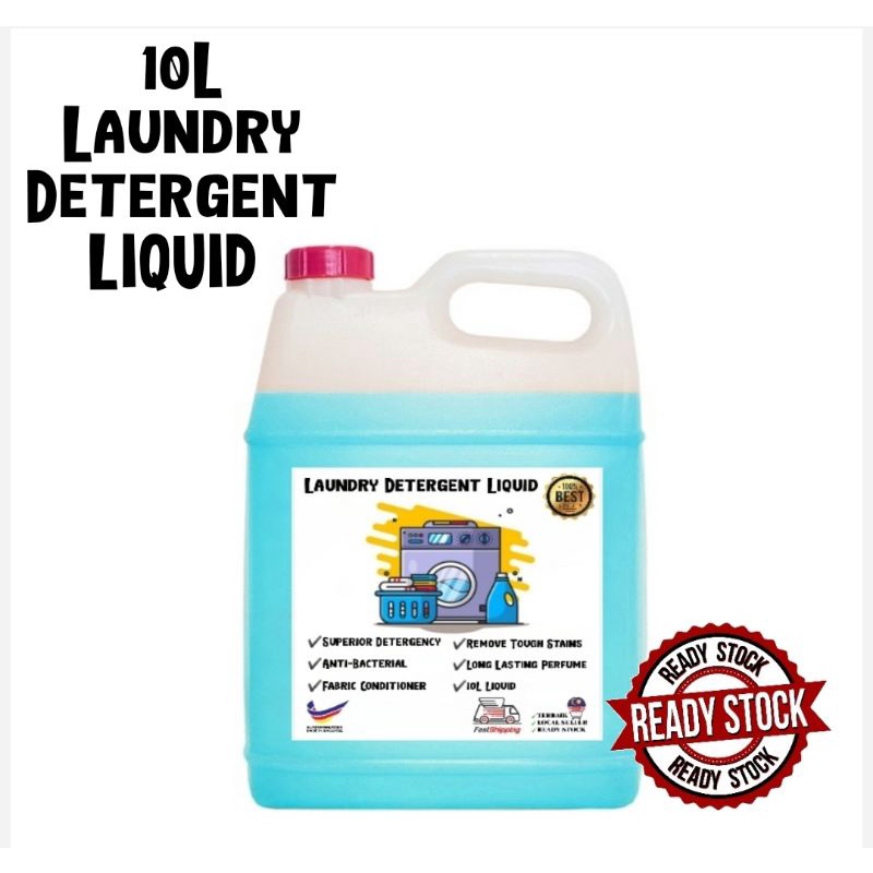 🔥SHIP.24HRS.KL🔥 Handmade Laundry Detergent Liquid 10L | Shopee Malaysia