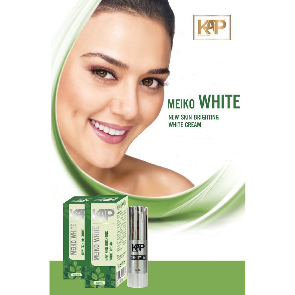 Meiko White intensive skin whitening cream 30ml | Shopee Malaysia