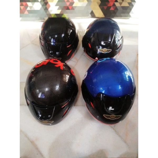 Helmet XDOT YOLO G118 BLUE/RED/GREEN/DARK BLUE | Shopee Malaysia