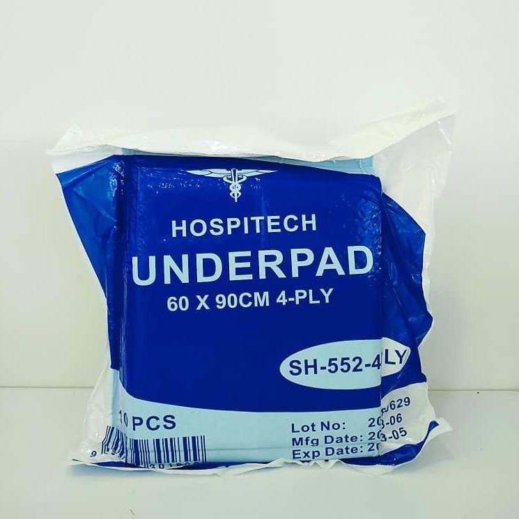 HOSPITECH UNDERPAD 60X90CM 10'S | Shopee Malaysia