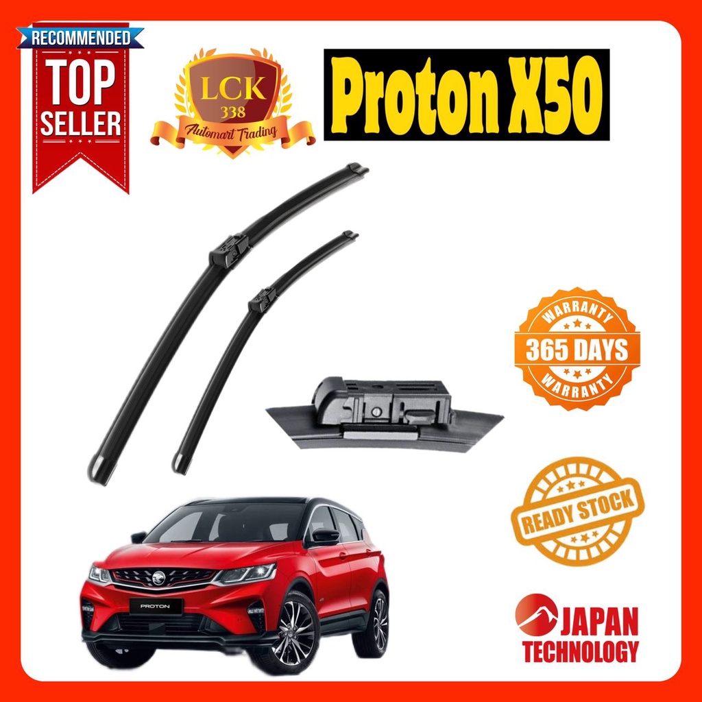 PROTON X50 WIPER OEM SET PREMIUM RUBBER SUPER SILLENT (READY STOCK ...