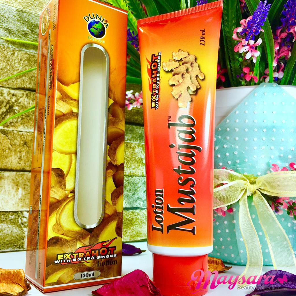Dunia Herbs Lotion Mustajab Extra Hot With Extra Ginger 130ml Shopee Malaysia