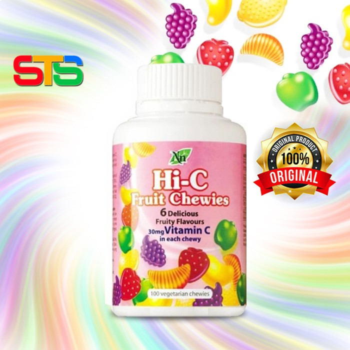 COSWAY Nn Hi-C Gummies Vitamin C 100 Chewies (3474) | Shopee Malaysia