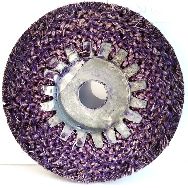 (1pcs)PTN 4" SISAL DISC FOR POLISHING STAINLESS STEEL [METAL][RED ...