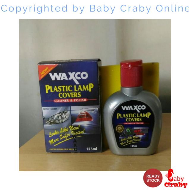 Pengilat Lampu Kereta Berkusam / Waxco Plastic Lamp Covers - (125ml ...