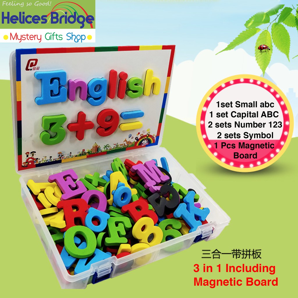Kid Magnetic Education Alphabet letters number and Capital ABC set ...