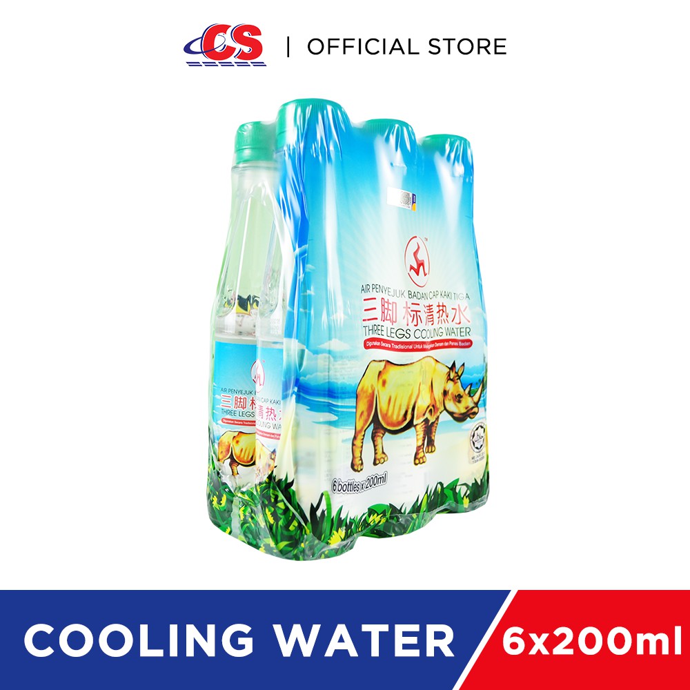 3 LEG COOLING WATER 6s x 200ml | Shopee Malaysia