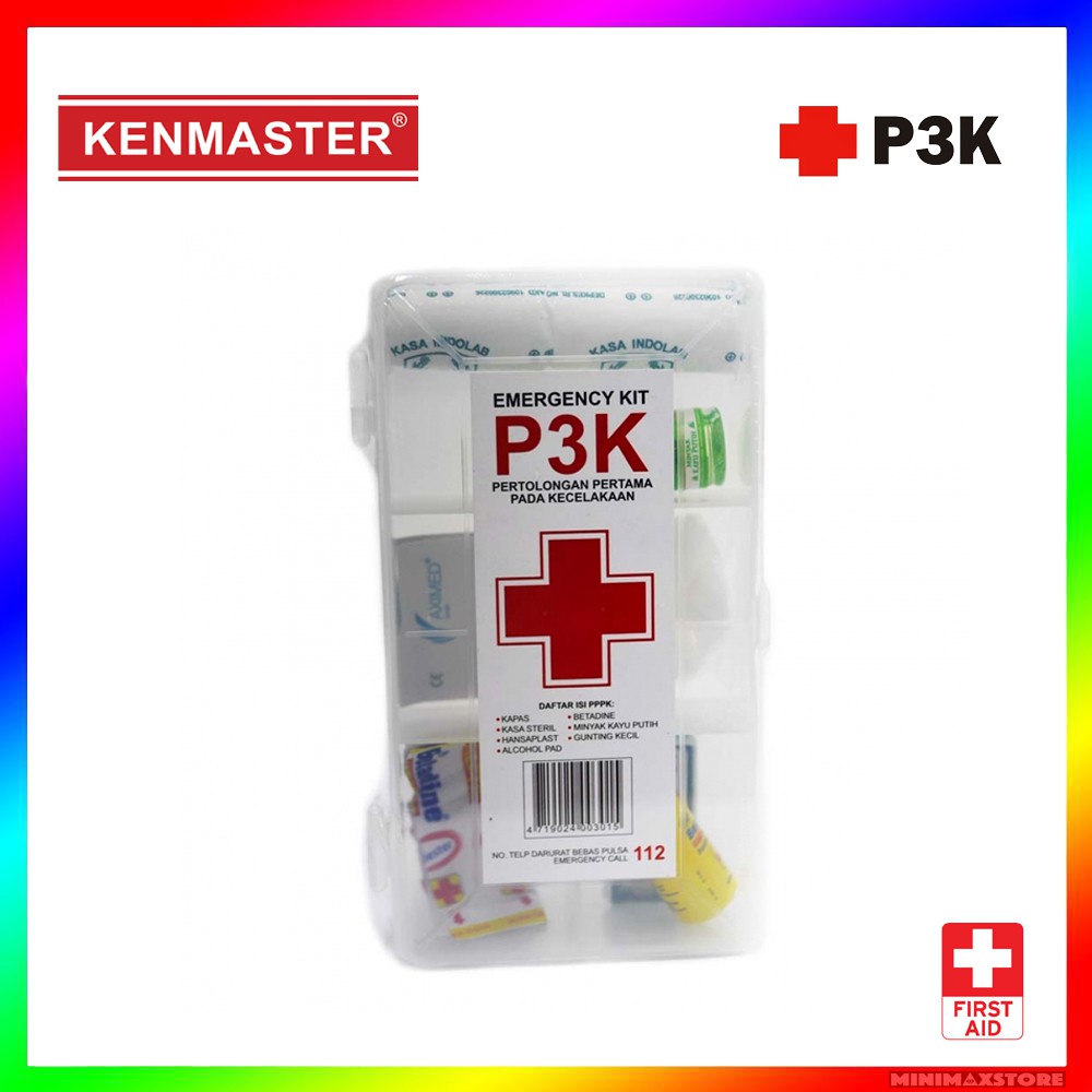 First Aid Kit P3K Medicine Box Emergency Kit | Shopee Malaysia