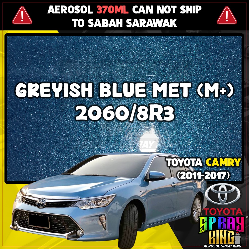 Toyota Camry { 2060/8R3 Greyish Blue Met } 2011-2017 Touch Up Pen Paint ...