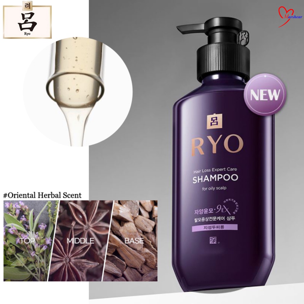 Ryo Hair Loss Expert Care Shampoo 400ml (2021 9EX Renewal) | Shopee ...
