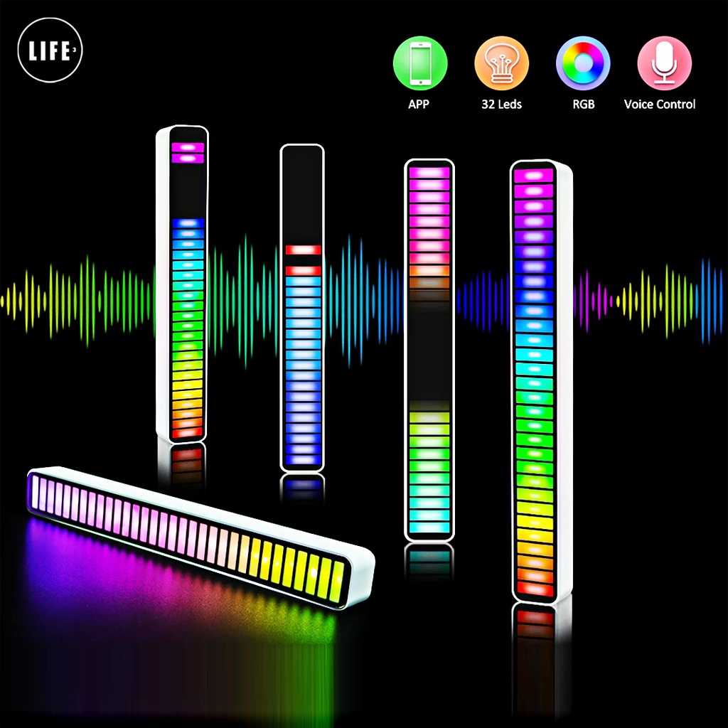 3 Life Smart Color Changing LED Light Sound Control LED Light APP ...