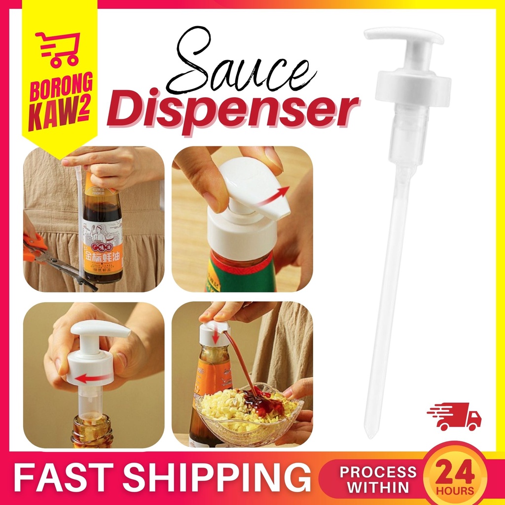 1PCS Sauce Dispenser Nozzle Household Oyster Pump Head Oil Chili Tomato Mouth Squeezer Soy ...