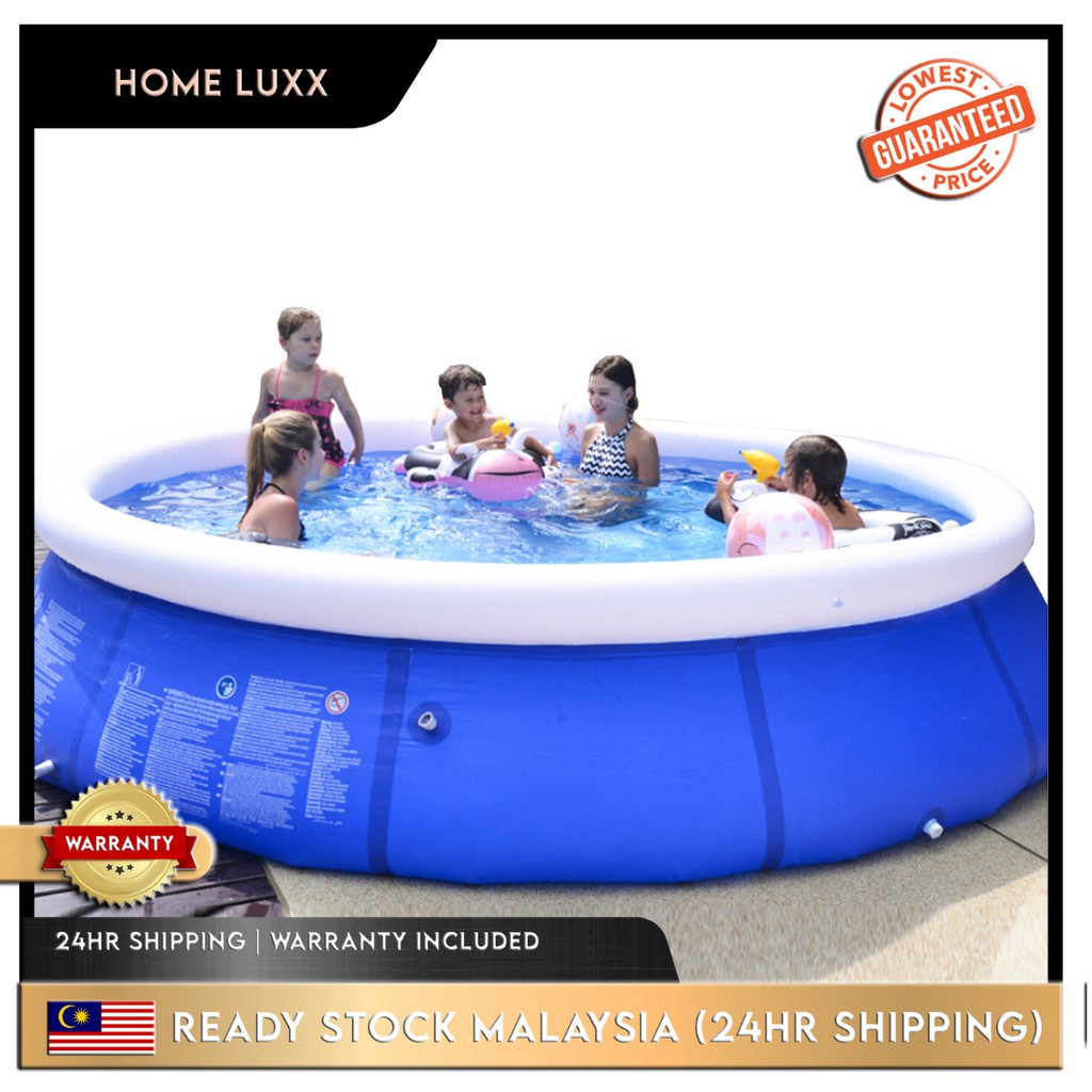 Inflatable Round Swimming Pool Kids Baby Children Family Swim Indoor ...