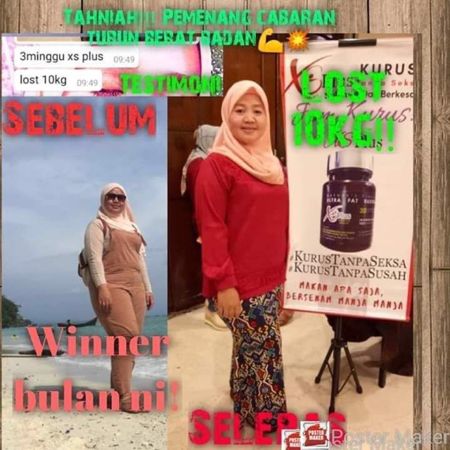 💥Hilang 7kg dlm masa 7hari💥 xsplus ubat kurus berkesan 💯 ori | Shopee ...