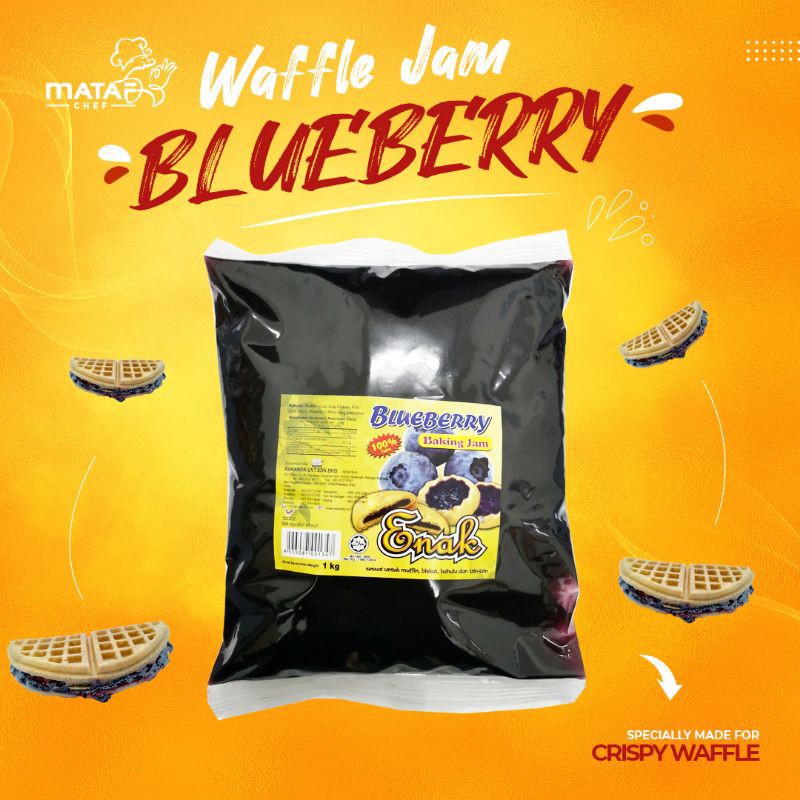 Blueberry Jam 1kg/ Jem Blueberi for Crispy Waffle (Halal) | Shopee Malaysia