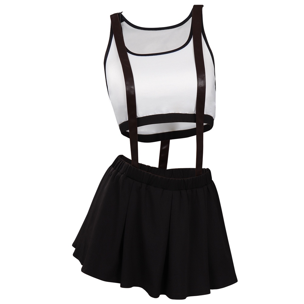 Final fantasy 7 remake Tifa Lockhart Cosplay Costumes Top Skirt Two ...