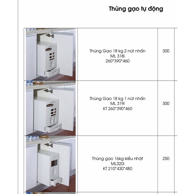 Starkit smart automatic built-in rice bins of many types, high-end ...
