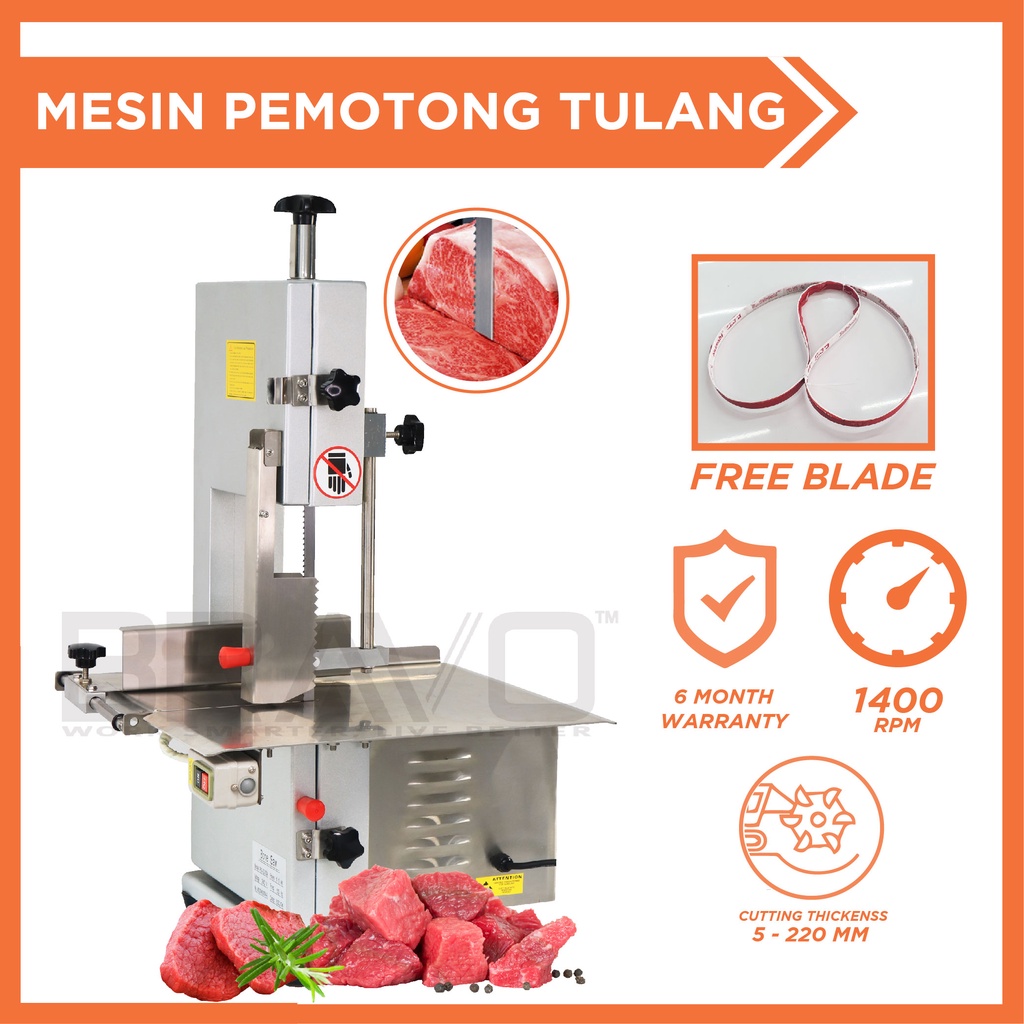 BRAVO Mesin Pemotong Tulang Bone Saw Machine Mesin Potong Daging Slicer ...