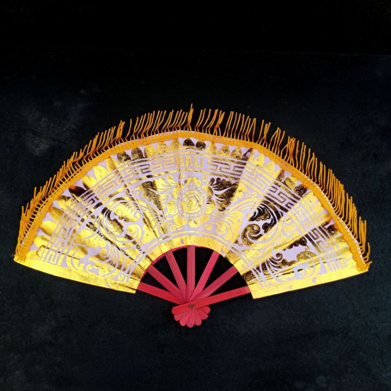 Tassel Balinese Dance Fan / Typical Balinese Fan / Prada Fan / Balinese ...