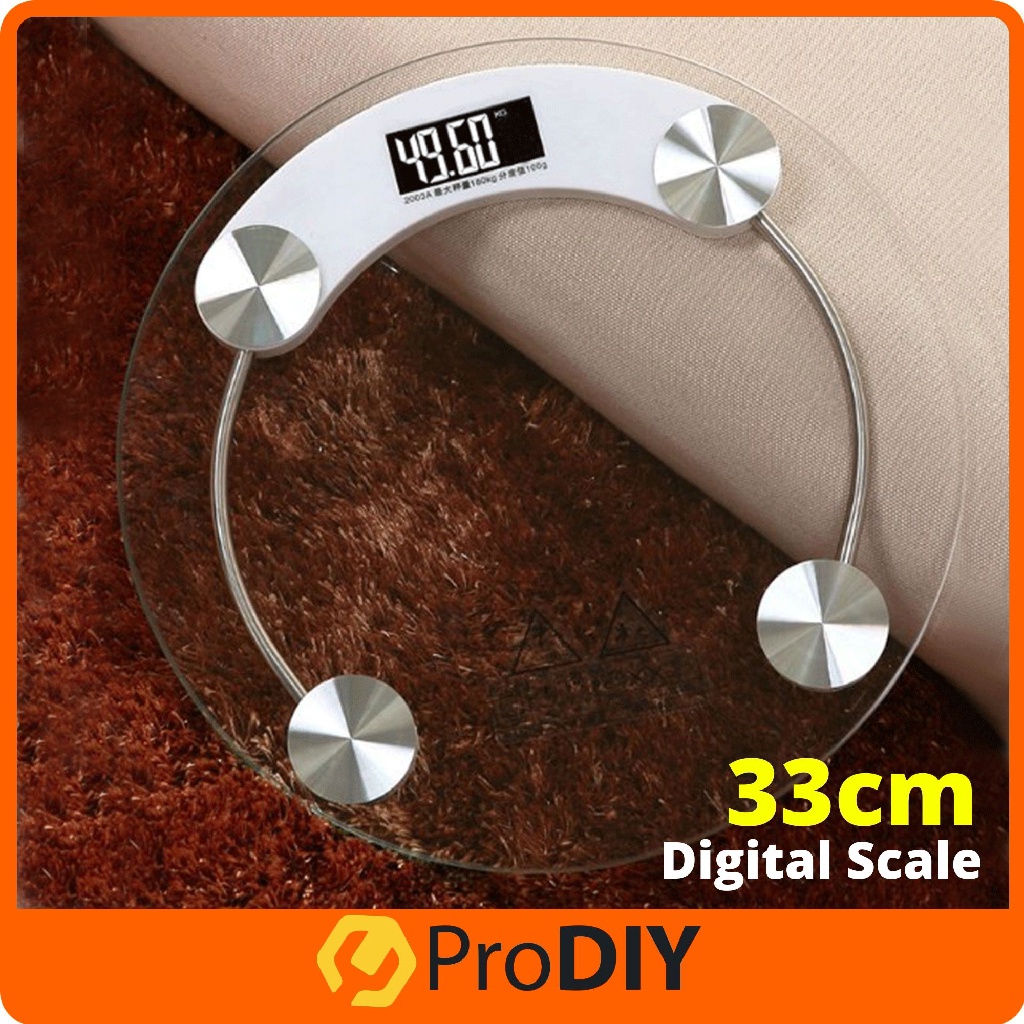 33cm Digital Electronic Personal Weighing Scales Bathroom Scale ( 2003A ...