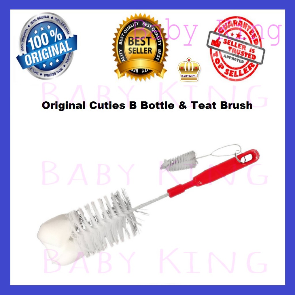 Original Cuties B Cuties.B Multi Purpose Sponge Tip Bottle Brush Teat ...