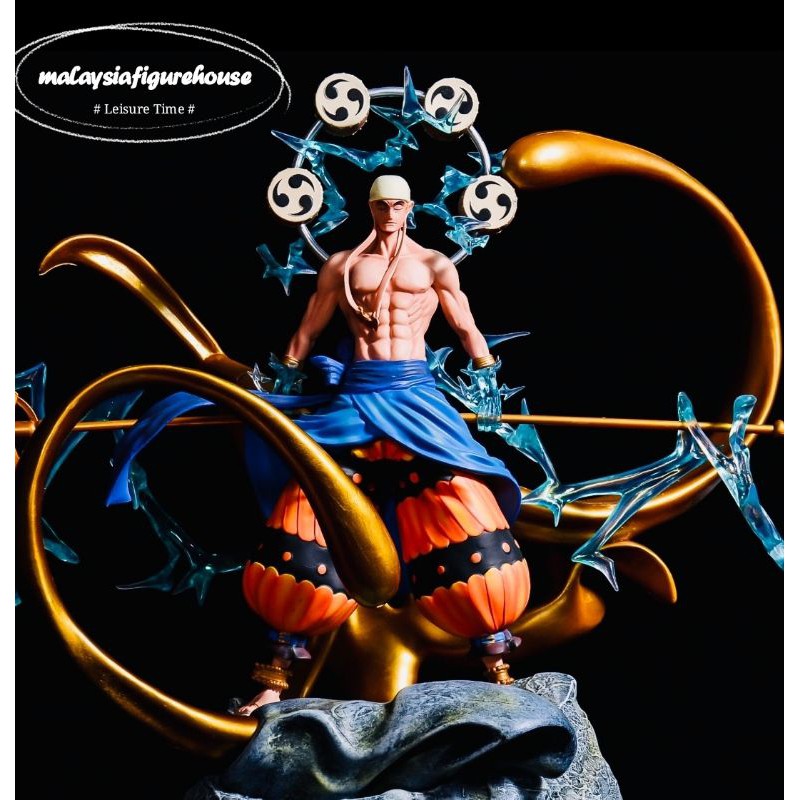 🔥READY STOCK🔥34CM ONE PIECE THUNDER GOD ENEL DUAL HEAD CHANGEABLE CRGK ...