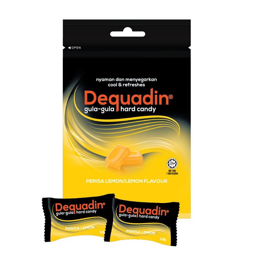 Dequadin Hard Candy 35g or 38g 10's (Zip) Menthol/ Lemon/ Himalayan ...