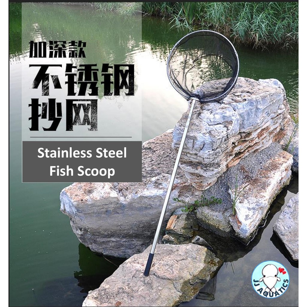 🔥Ready Stock🔥 Sauk Ikan Landing Net Fish Scoop 304 Stainless Steel ...