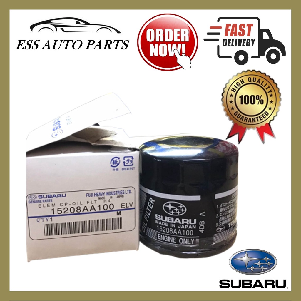 SUBARU XV/ IMPREZA/ FORESTER/ LEGACY BRZ ZC6 ENGINE OIL FILTER ...