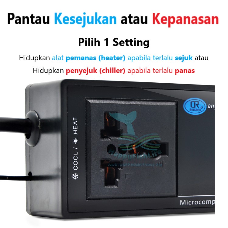 Digital Thermostat Regulator Aquarium Greenhouse Pet Reptile ...