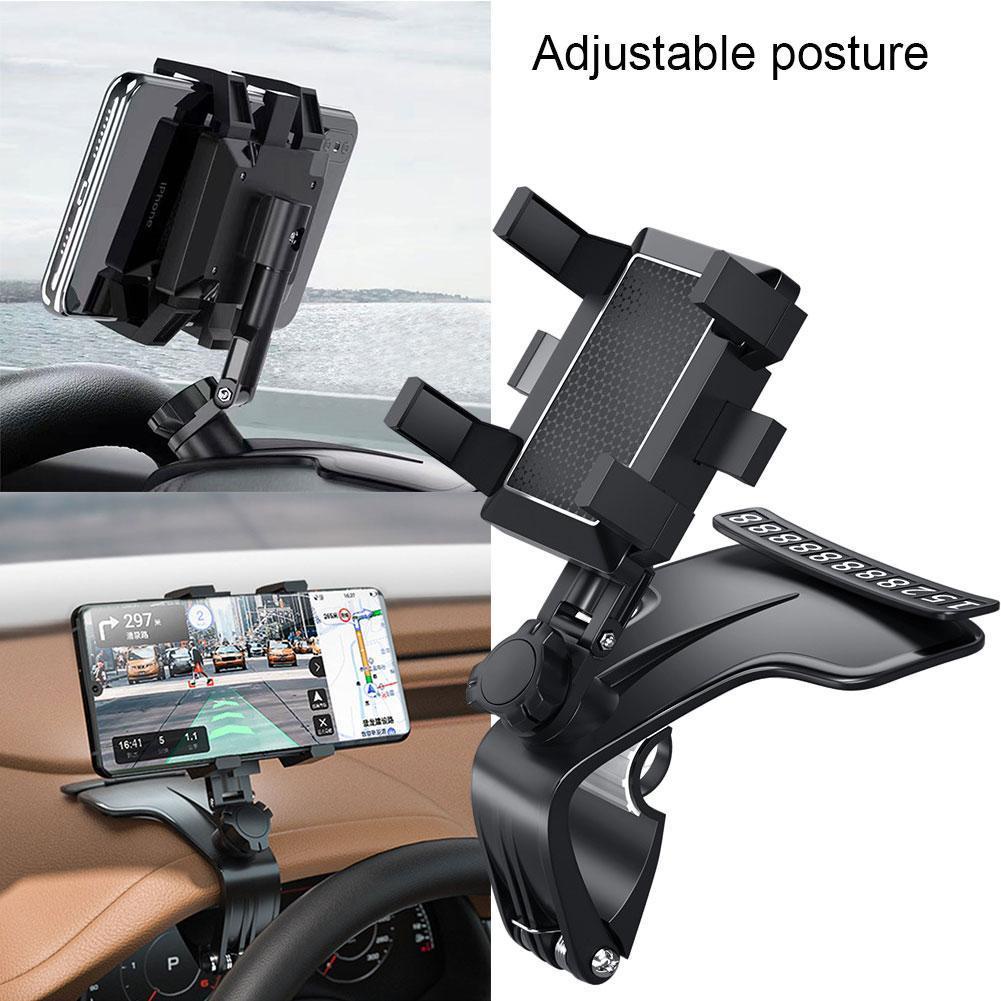 Universal 360° Long Neck Car Mount Phone Holder Mobile Phone Stand with Silicon Sucker (With ...