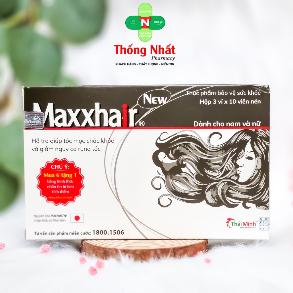 Maxxhair Thai Minh Oral Capsule Prevents Hair Loss, Baldness, Quick Hair Growth Box Of 30 Maxx ...