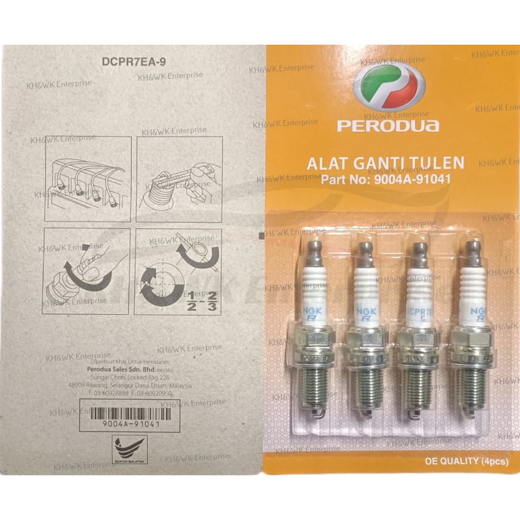 Perodua Spark Plugs Set Alza , Myvi 1.3/ Icon/Lagi Best 9004A-91041 ...