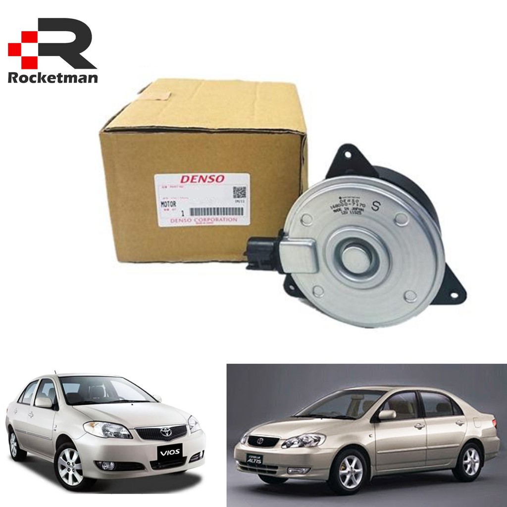 DENSO RADIATOR FAN MOTOR TOYOTA VIOS 2002-2006 ALTIS 2002-2007 (168000 ...